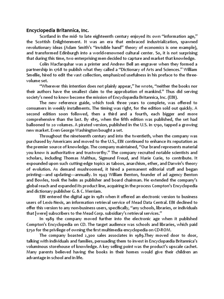 Encyclopedia Britannica | PDF | Encyclopædia Britannica | Encyclopedias