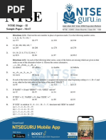 NCAT Sample Questions | PDF | Teaching Mathematics