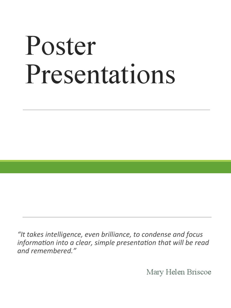 Poster For Presentation | PDF | Page Layout | Graphics