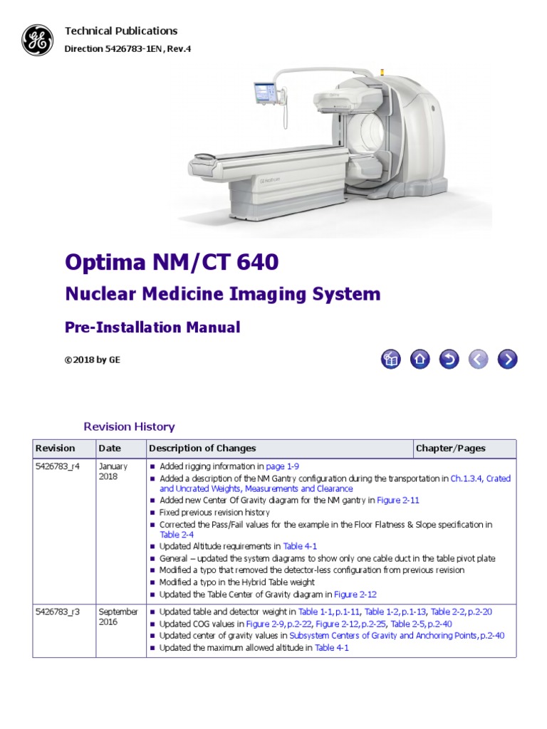 Optima NM/CT 640: Nuclear Medicine Imaging System | PDF | Electromagnetic Interference ...