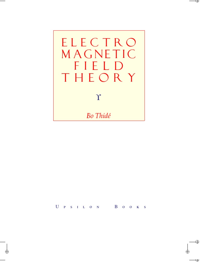 EMFT Book | PDF | Field (Physics) | Maxwell's Equations