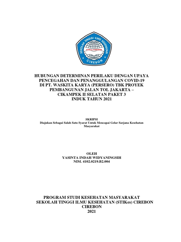 Sampul Yasinta. | PDF