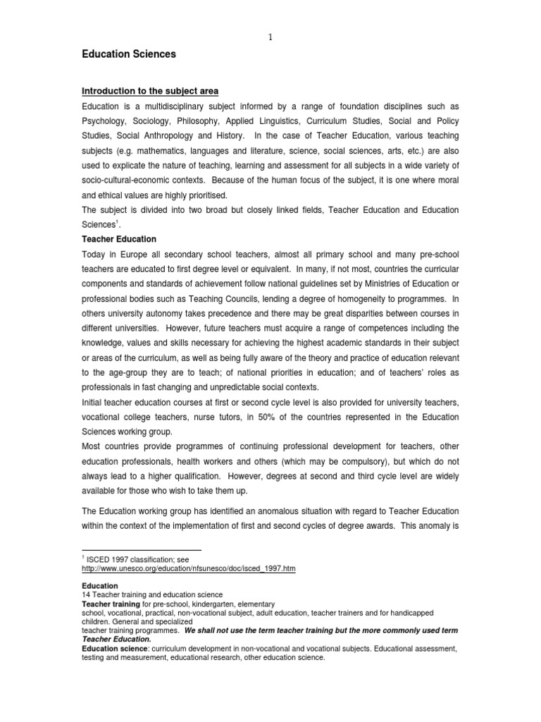 Template Education 01 | Download Free PDF | Teacher Education ...