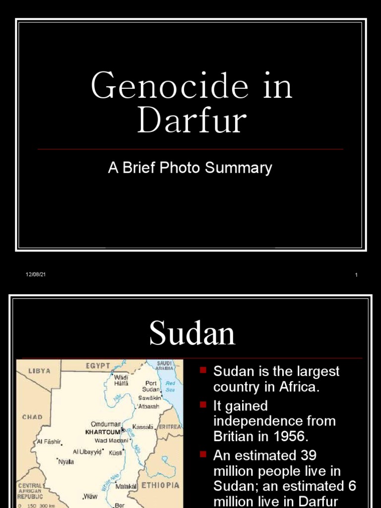 Darfur Genocide: A Photo Overview | PDF | Sudan | Darfur
