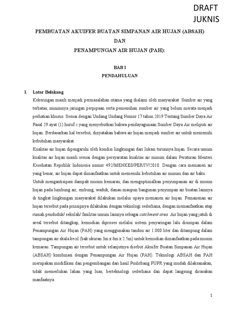 Juknis Absah Pah 0505 | PDF