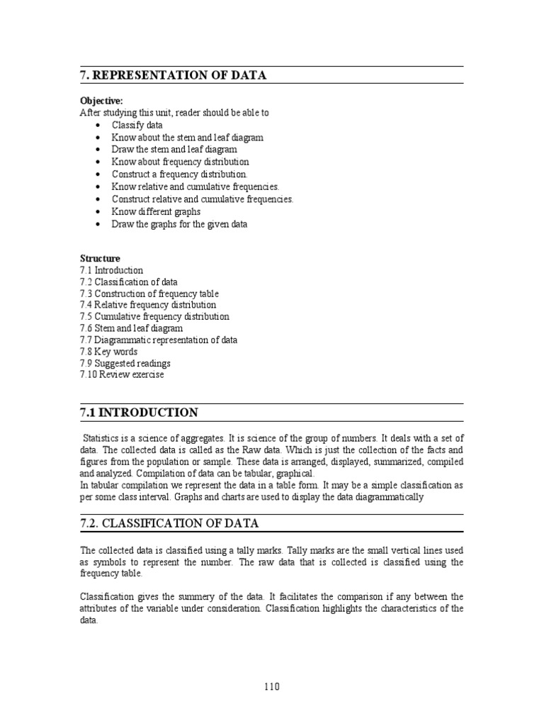Classification of Data | PDF | Probability Distribution | Histogram