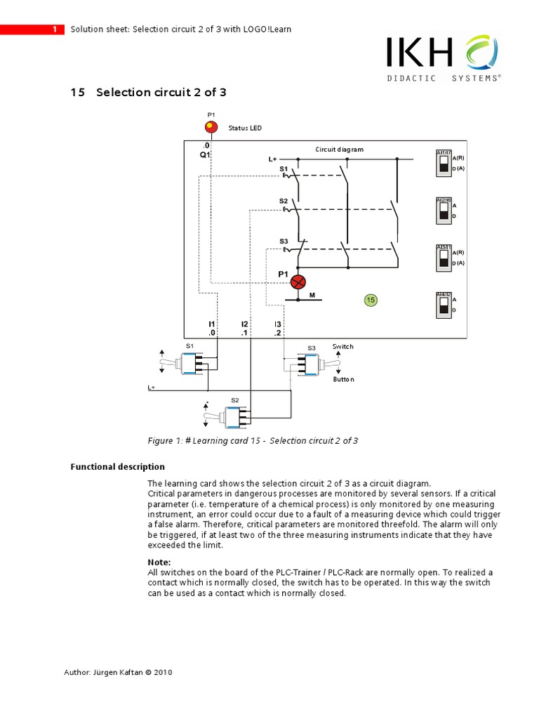 15 - Selection Circuit 2 of 3 - Solution - ENG | PDF | Switch ...