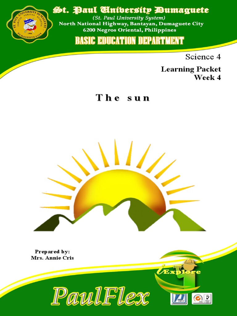Science 4 - 4th QUARTER Week 4 | PDF | Sun | Stars