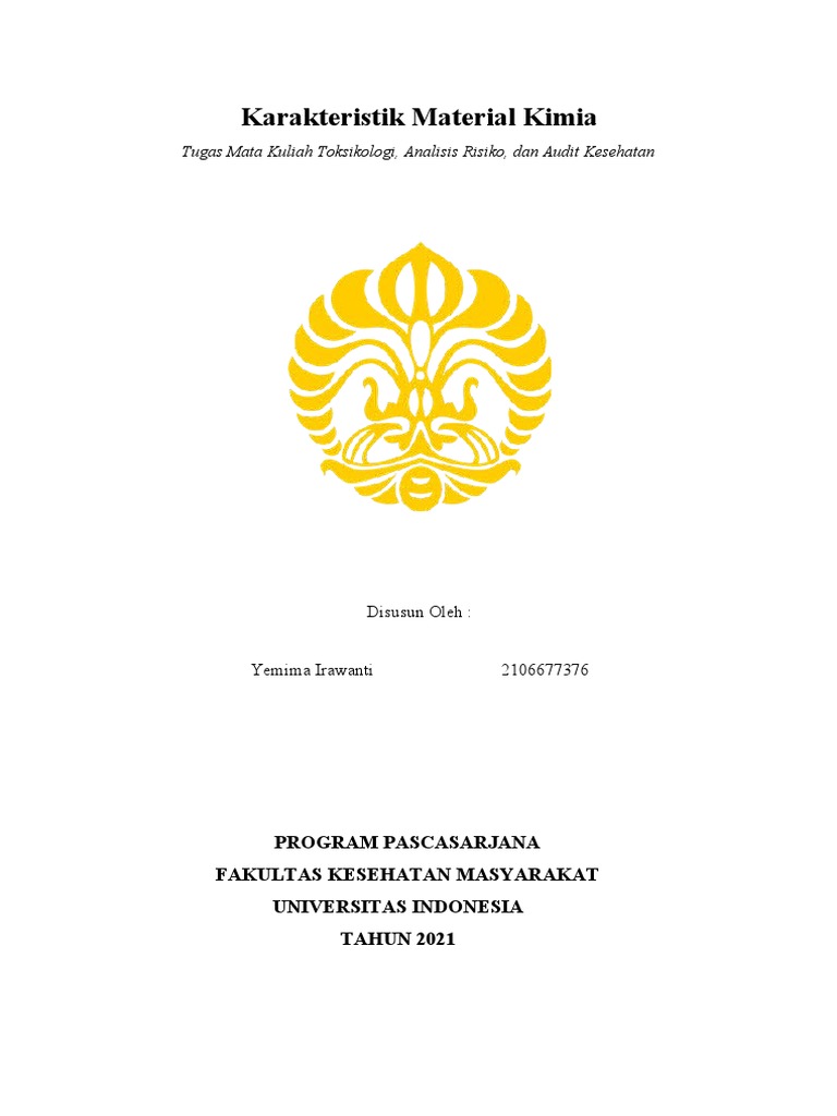 Toksisitas dan Dampak Lingkungan Arsenik, Kadmium, Timbal, Merkuri, dan ...