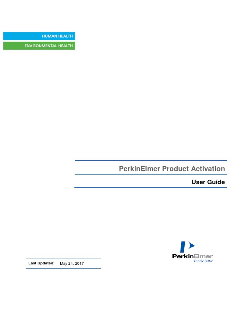 Perkinelmer Product Activation: User Guide | PDF | Download | Source Code