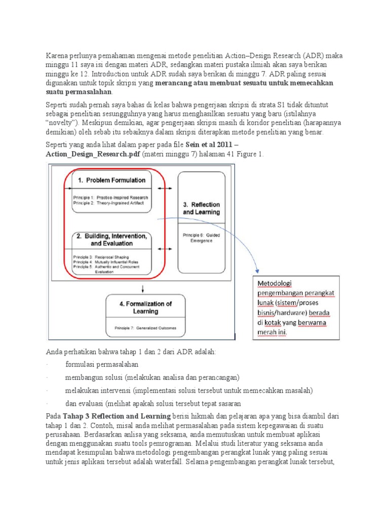 Action-Design Research (ADR) | PDF