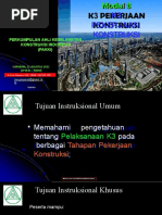 Merencanakan Program Pengawasan K3 Konstruksi Fix Lengkap | PDF