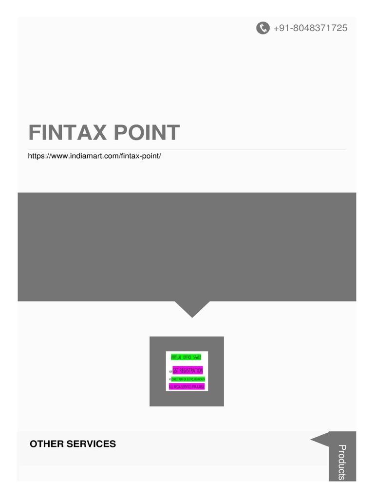 Fintax Point: Other Services | PDF
