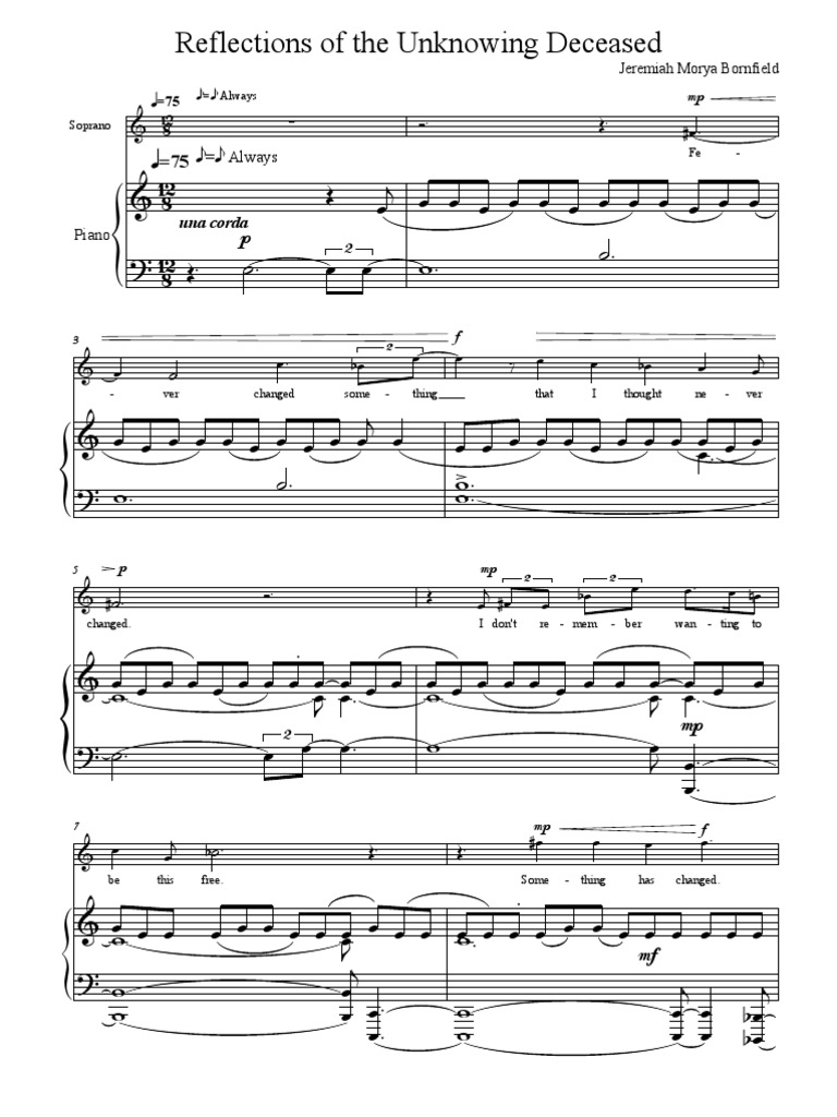 Reflections by Jeremiah Bornfield | PDF | Box Zithers | Keyboard ...