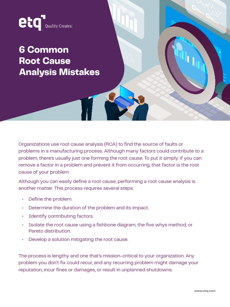 Common Mistakes in Root Cause Analysis | PDF | Business | Business Process