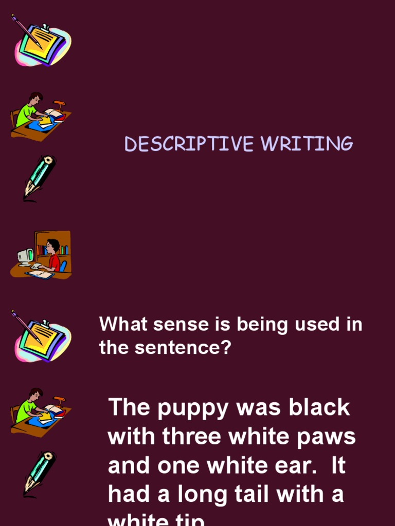 in Descriptive Writing | PDF | Senses