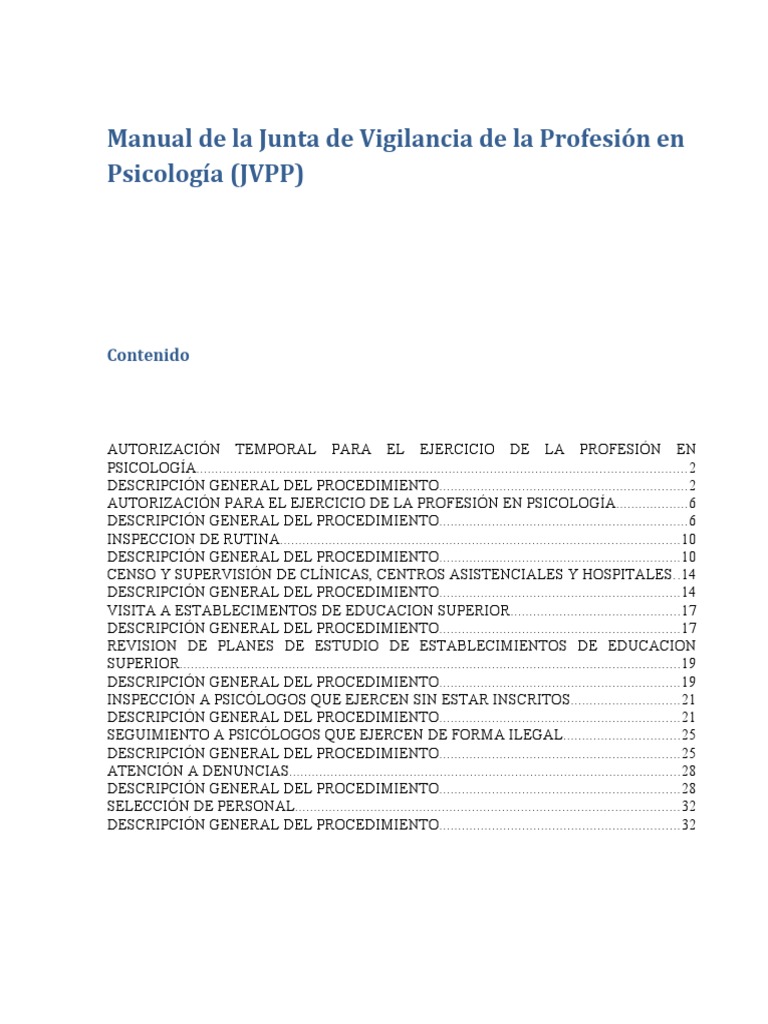 JVPP | PDF | Sicología | El Salvador