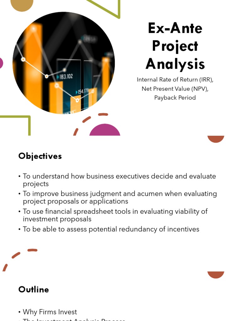 Ex Ante Project Analysis | PDF | Cost Of Capital | Net Present Value