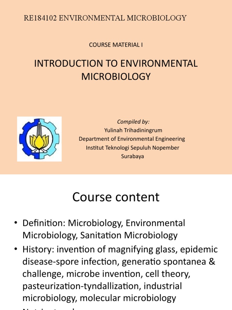 Pengantar Mikrobiologi Lingkungan | PDF | Microbiology | Microorganism