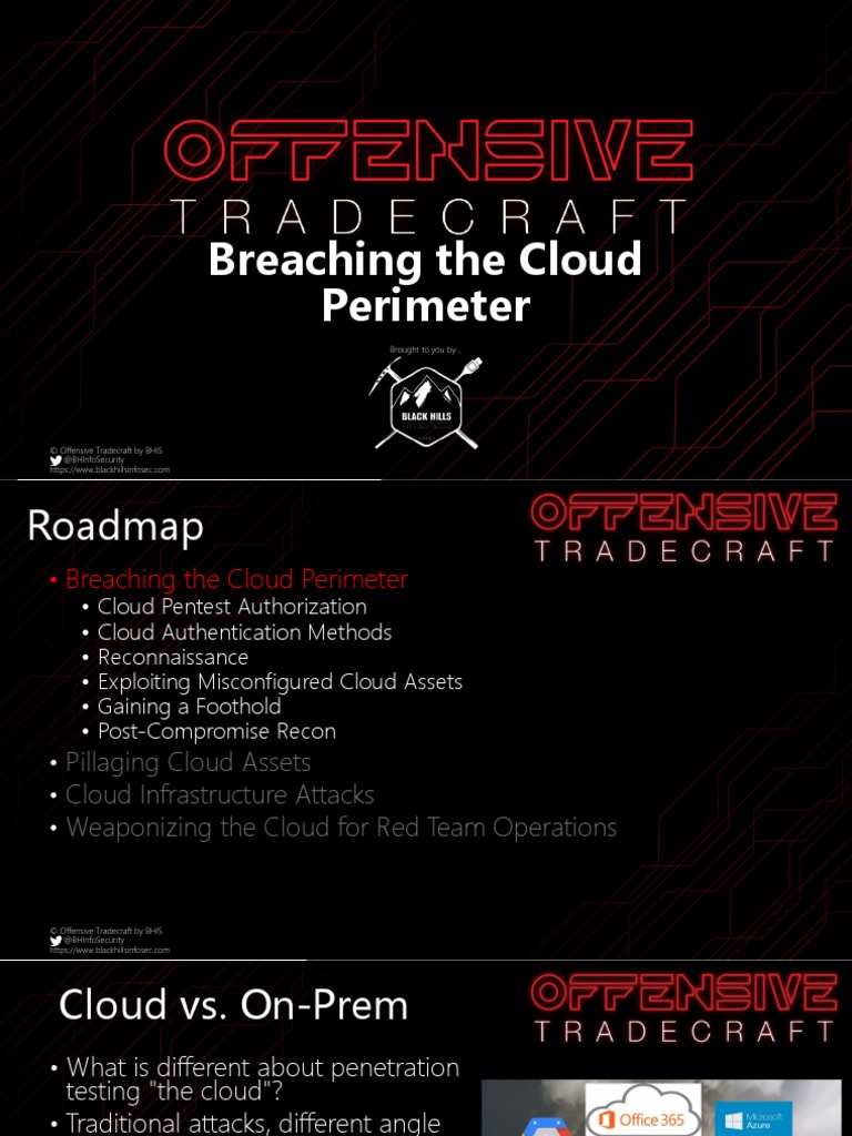Breaching The Cloud Perimeter Slides | PDF | Phishing | Cloud Computing
