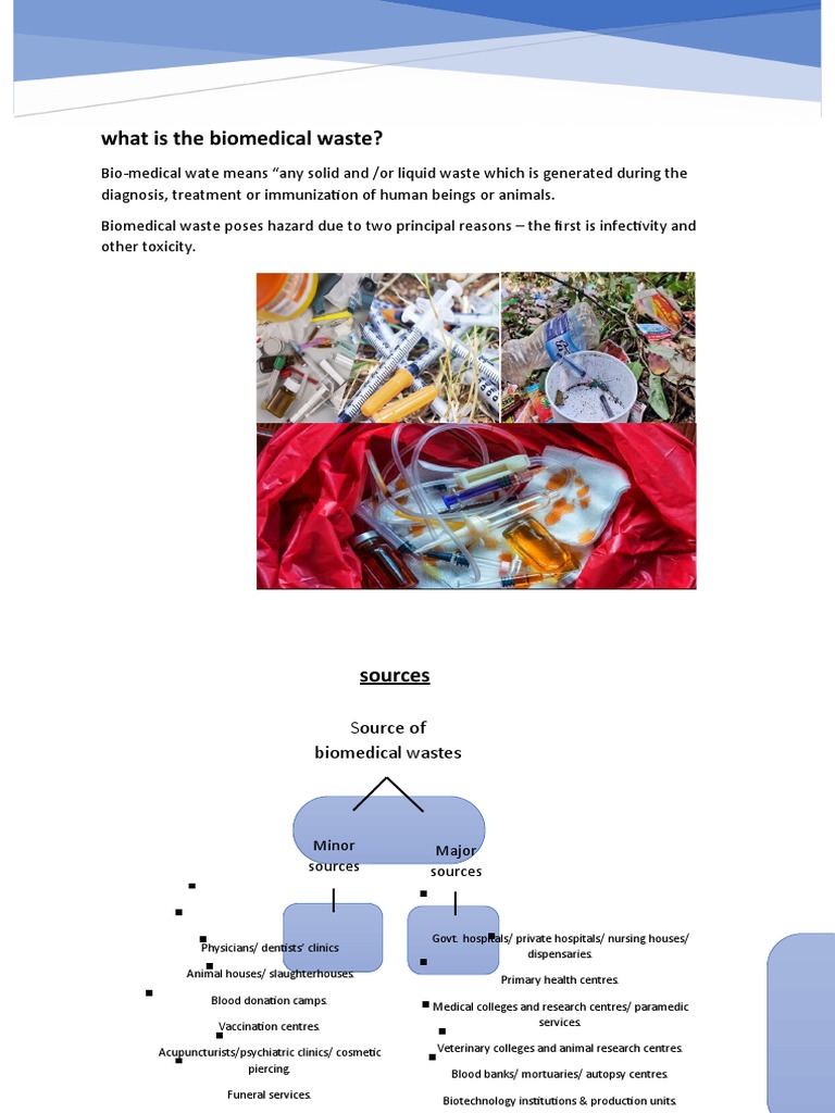 What Is The Biomedical Waste | PDF | Waste Management | Infection