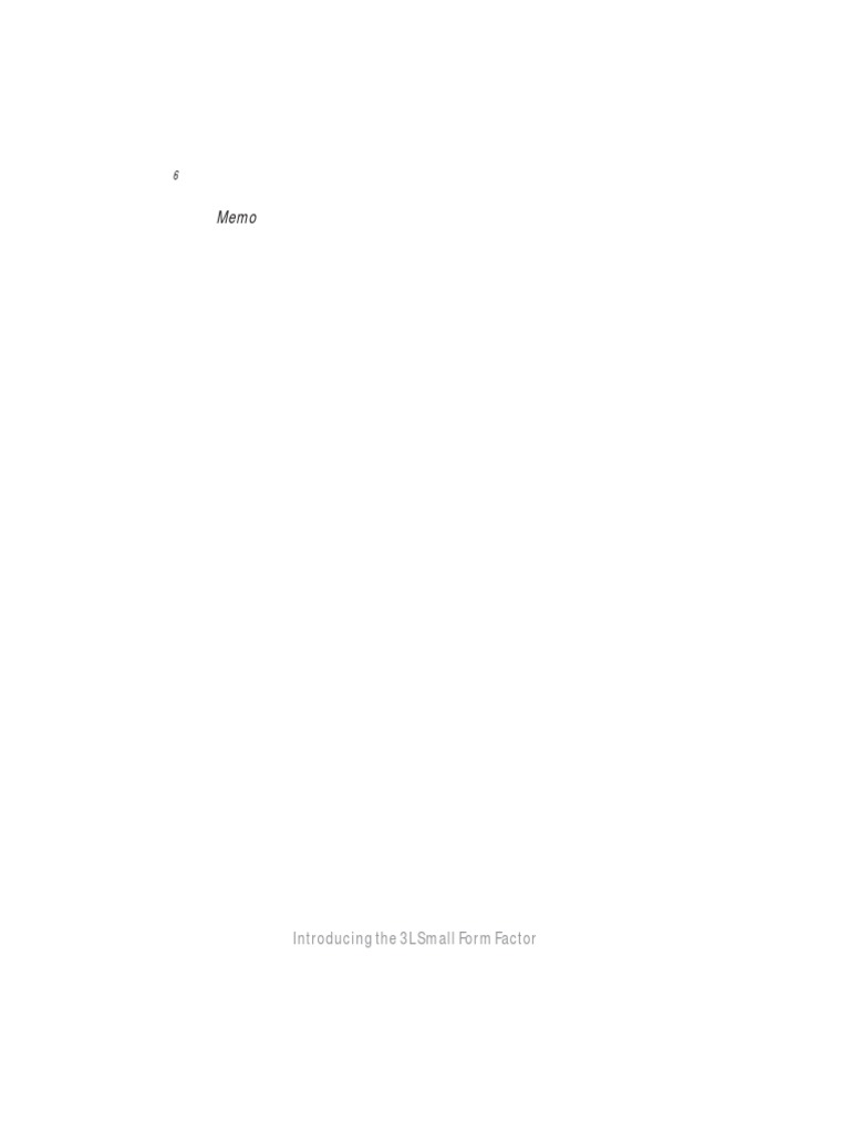 Introducing The 3L Small Form Factor | PDF | Electrical Connector ...