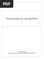 Desarrollo Historico Del Estudio de Los Grupos en Psicologia Social ...