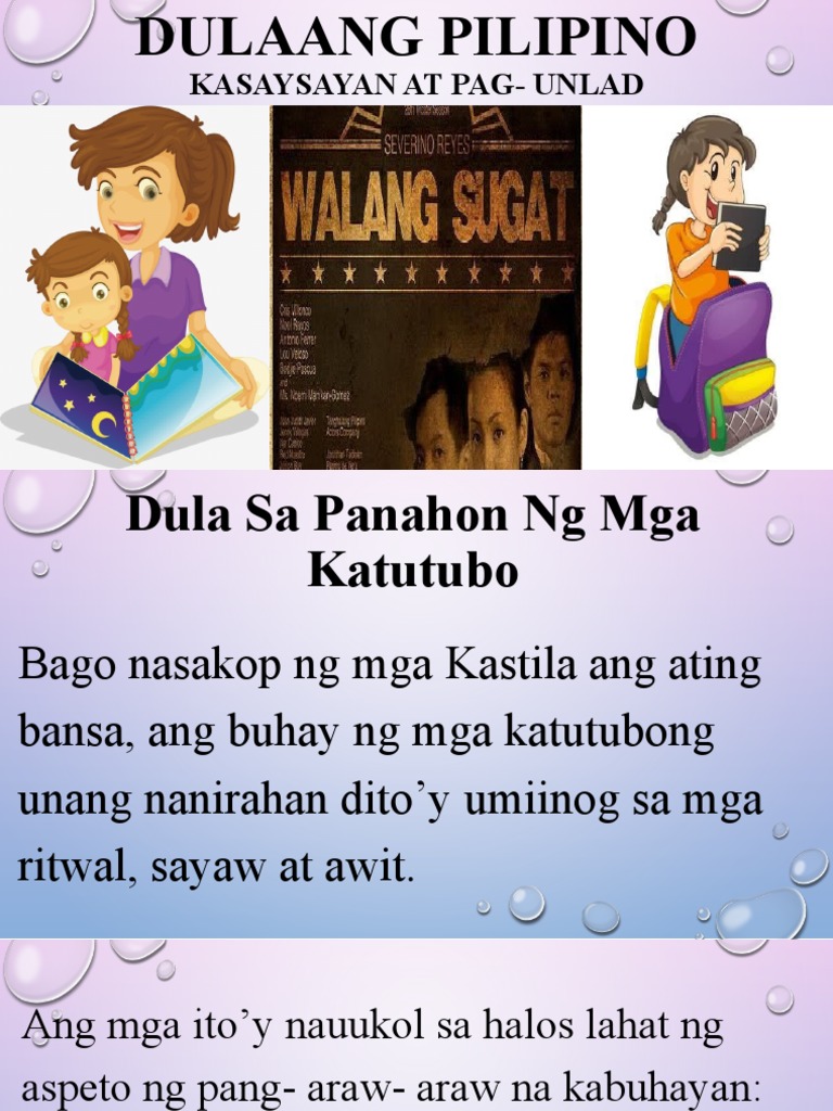 Kabanata 3 Dulaang Pilipino | PDF