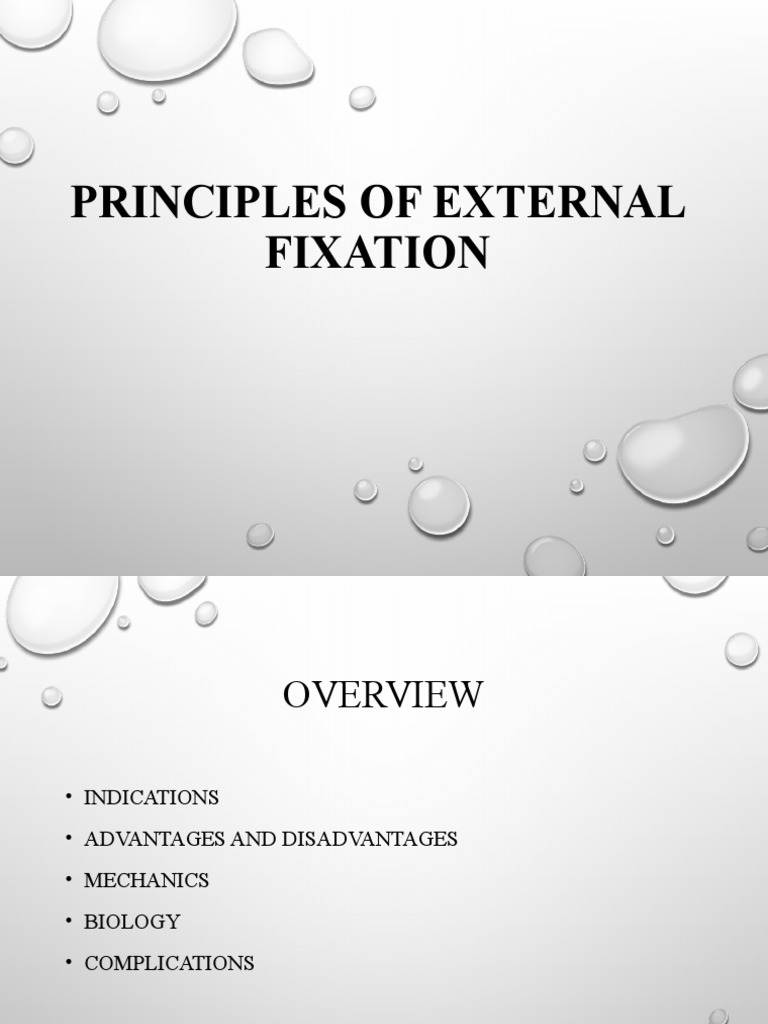 Principles of External Fixation | PDF | Musculoskeletal System ...