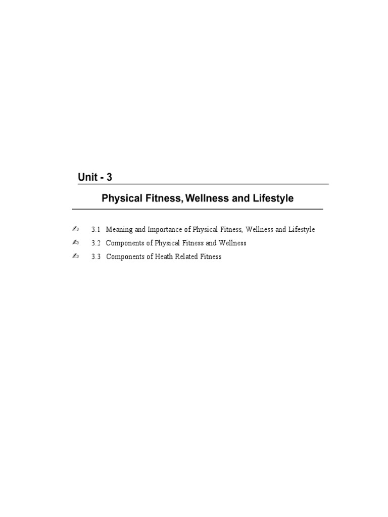11 Physical Education Chapter 3 | PDF | Physical Fitness | Health Promotion