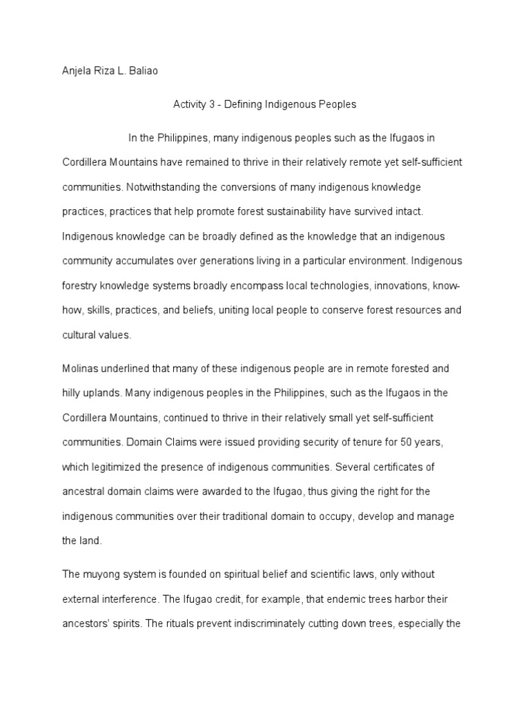 Indigenous Forestry Knowledge Systems: The Ifugao's Muyong System for ...