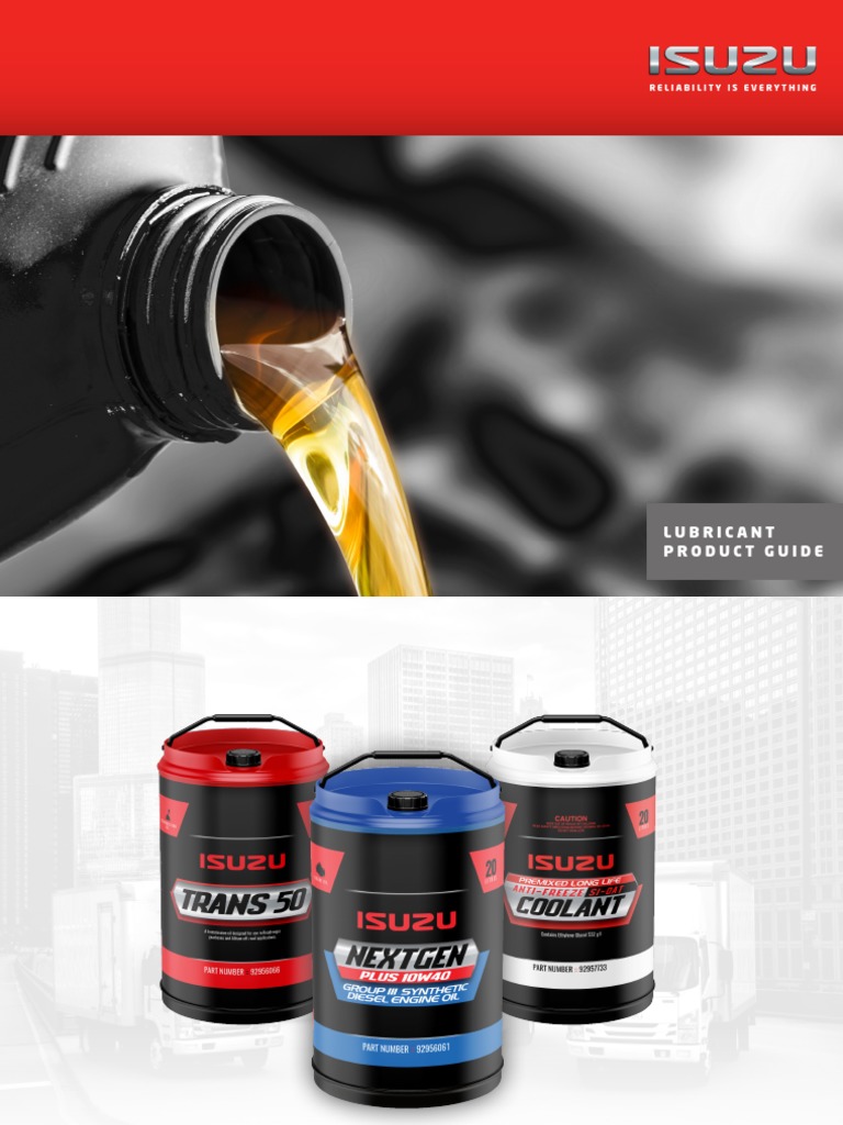 Lubricant Product Guide | PDF | Motor Oil | Truck