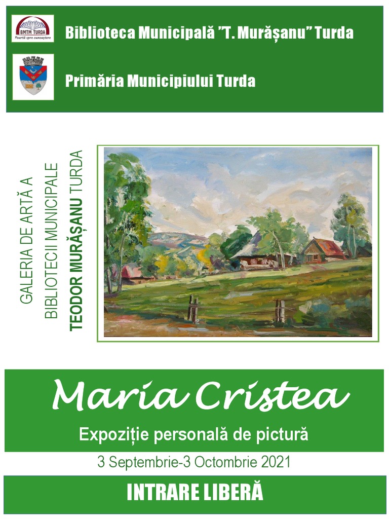 Afis Maria Cristea | PDF