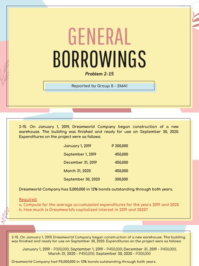 Problem 2-15 (Group 5 - 2MA1) | PDF | Factor Income Distribution | Banking