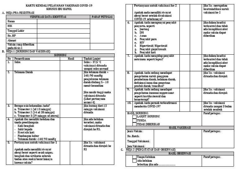 Skrining Ibu Hamil | PDF