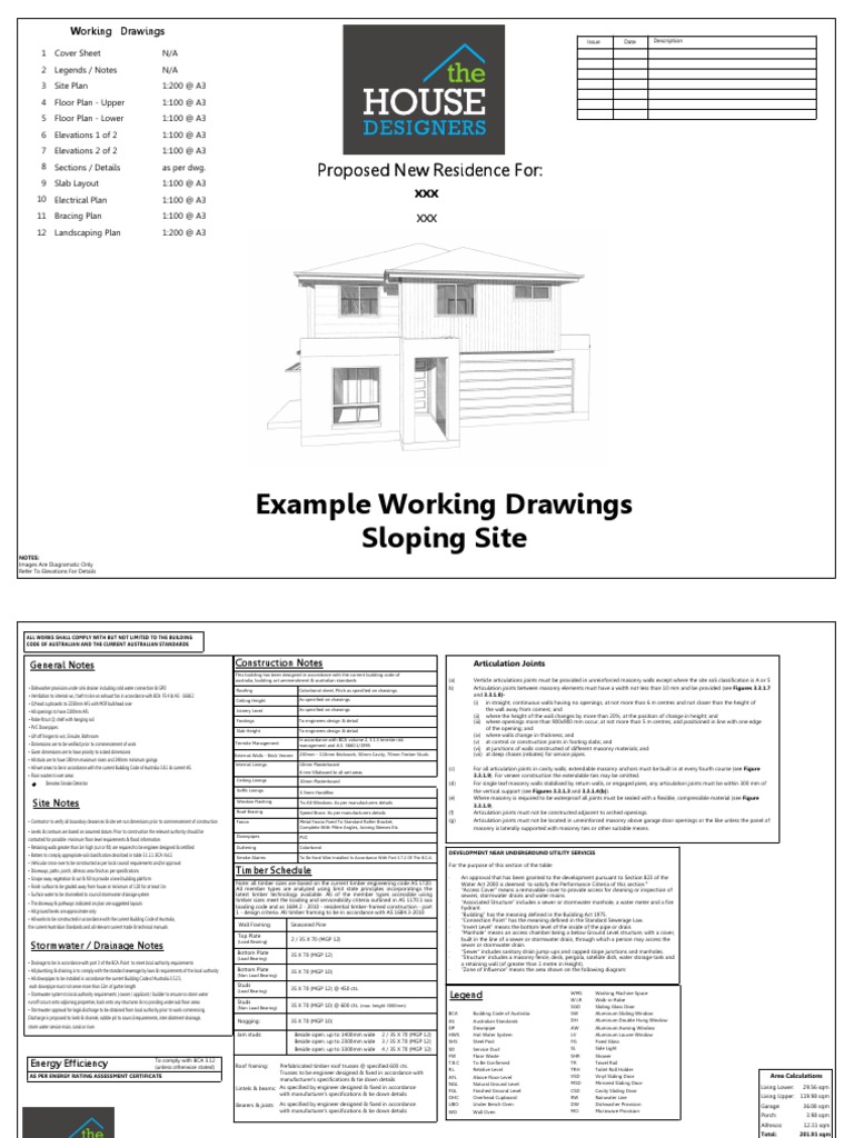 Working Drawings Sample | PDF | Sanitary Sewer | Storm Drain