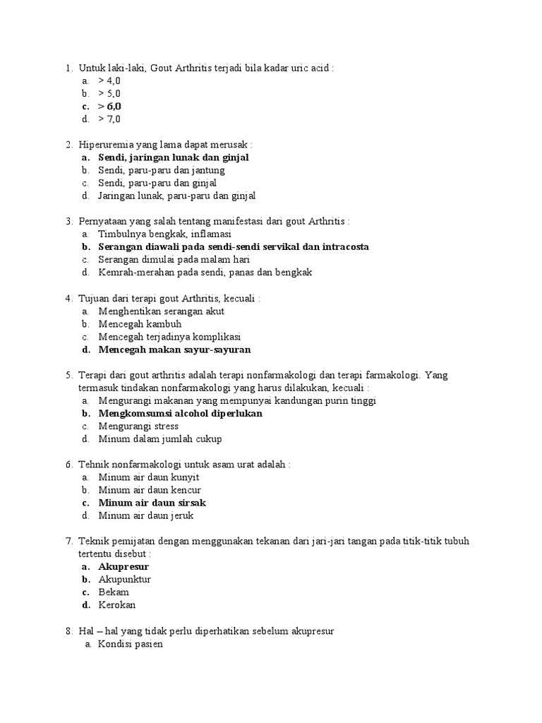 Panduan Lengkap Gout Arthritis dan Terapi | PDF | Kesehatan Holistik