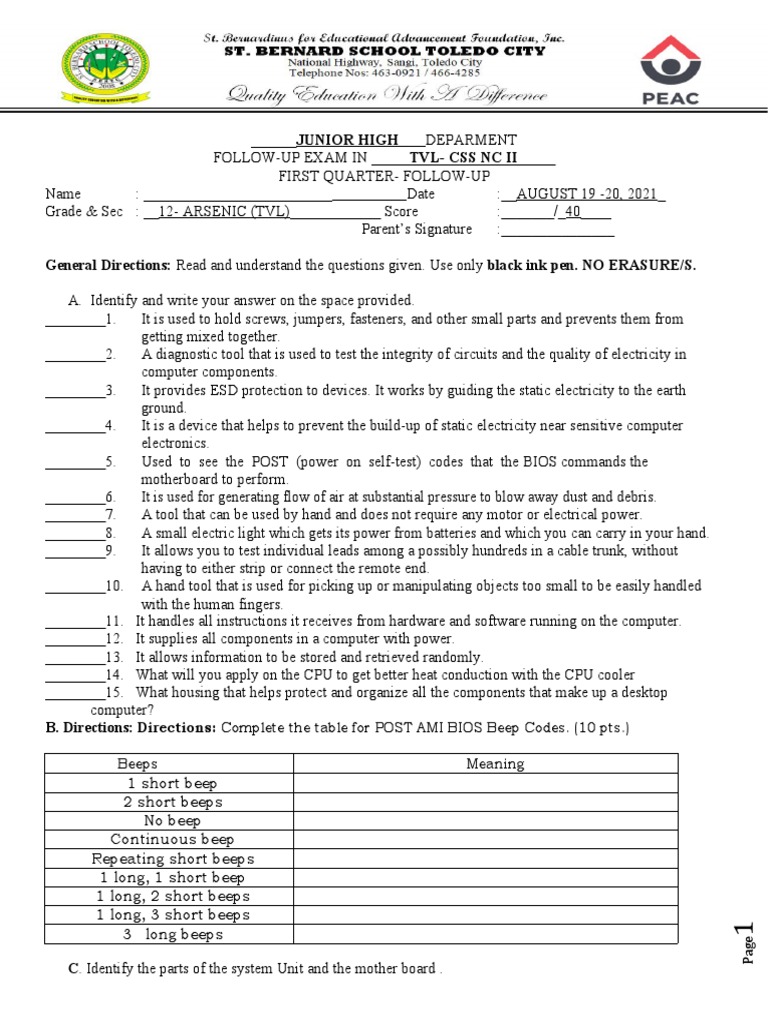 junior-high-deparment-directions-complete-the-table-for-post-ami-bios