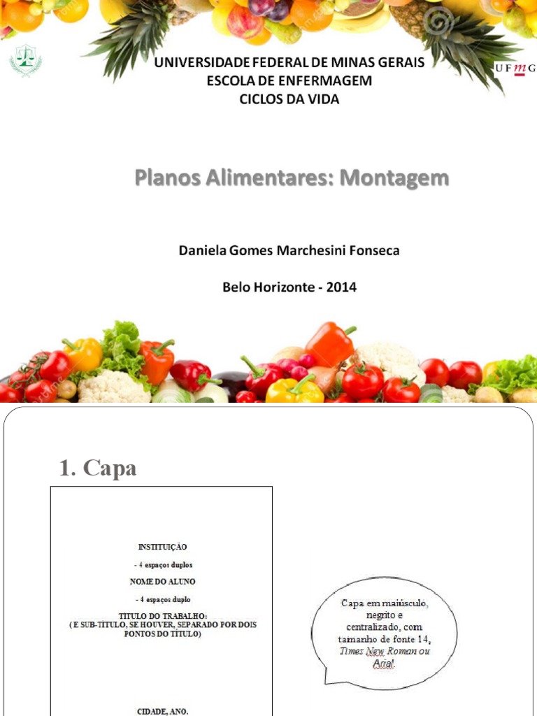 Plano Alimentar | PDF | Nutrientes | Caloria