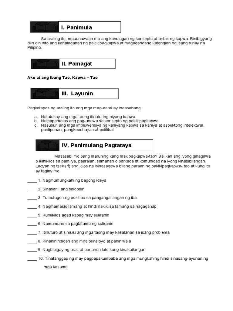 ESP 8 2nd QUARTER | PDF