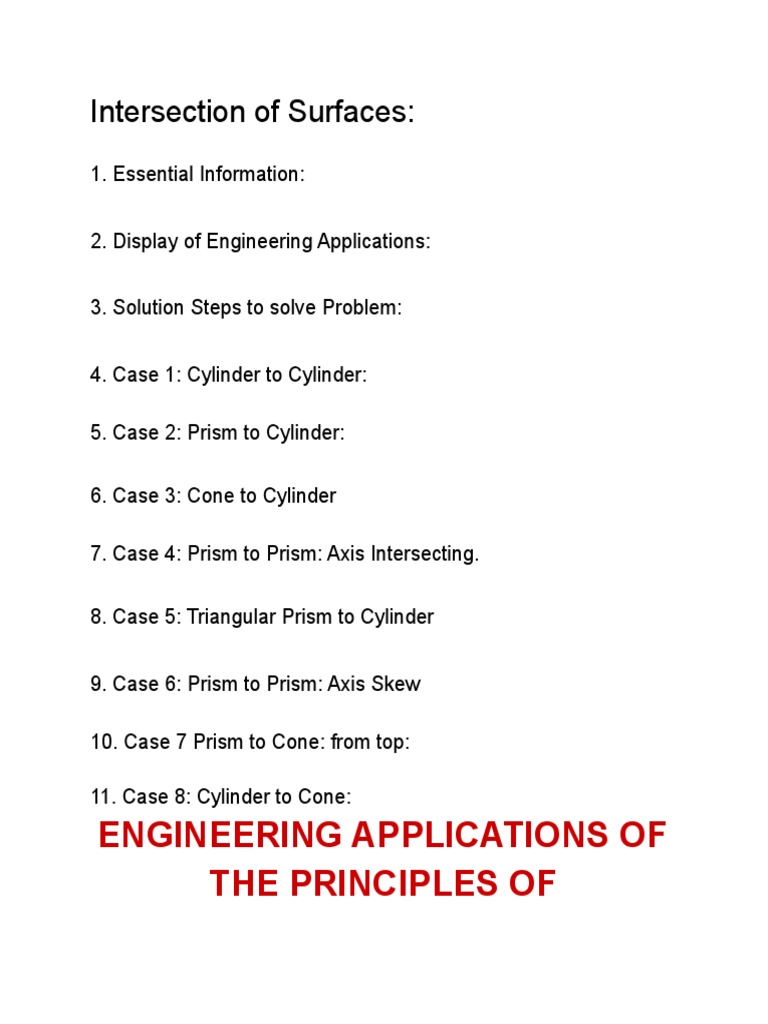 Intersection of Solid | PDF | Elementary Geometry | Geometric Objects
