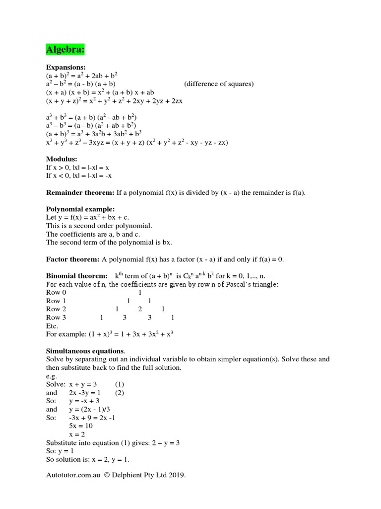 Algebra Geometry Statistics All | PDF | Trigonometric Functions | Triangle