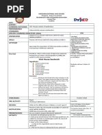 Detailed Lesson - CANAPE | PDF | Hors D'oeuvre | Lesson Plan