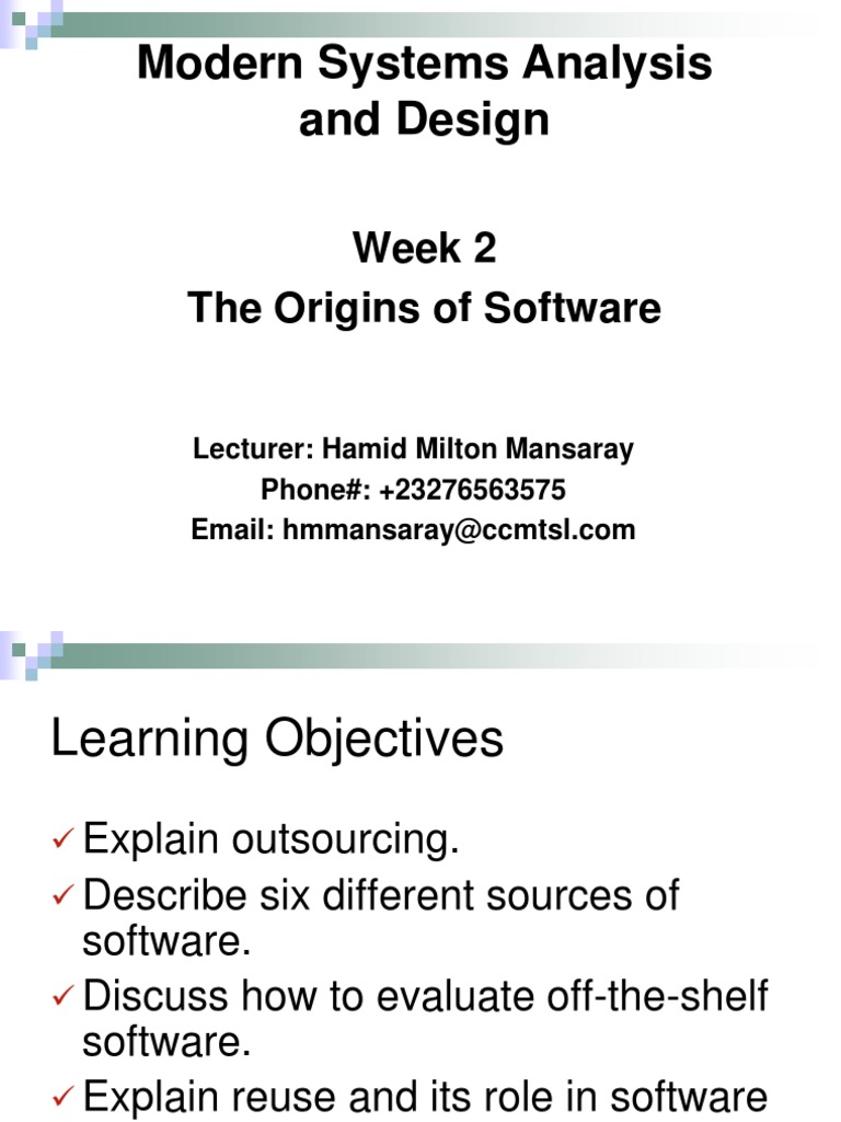 Chapter2 The Origin of Software | PDF | Component Based Software ...