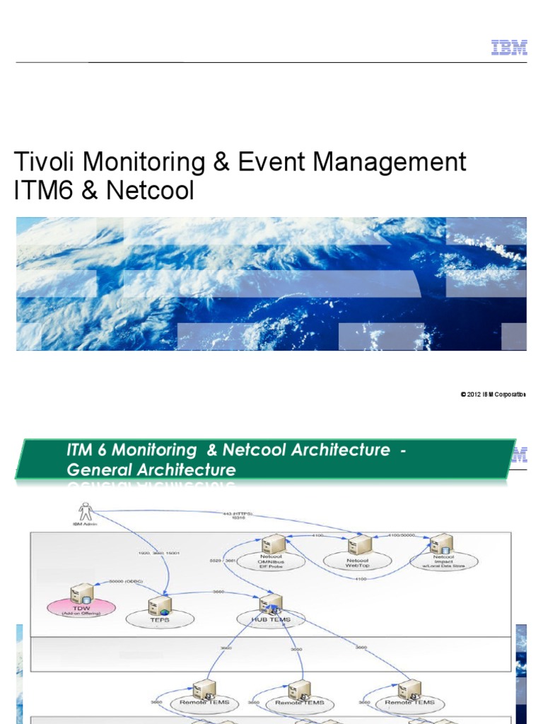 ITM6 and Netcool Presentation | PDF | Server (Computing) | Internet & Web