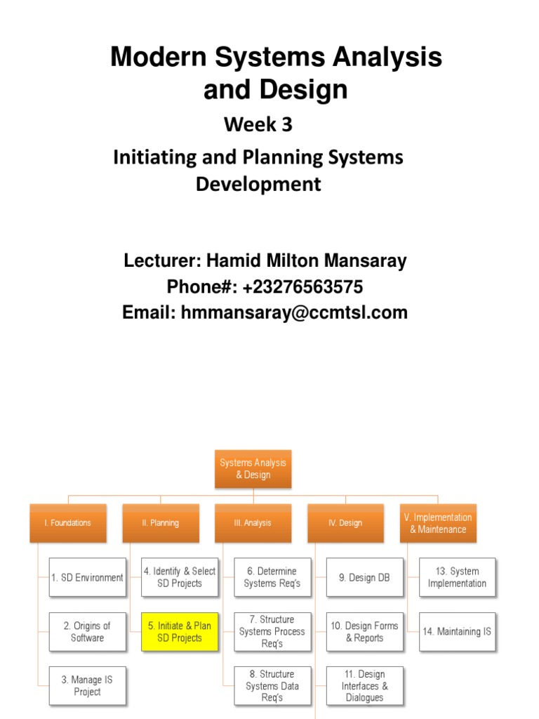 Chapter5 Initiating and Planning Systems Development | PDF | Net ...