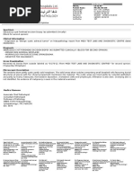 Histopathology Report Template | PDF | Medicine | Health Care