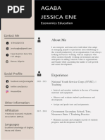 Olatunbosun Bunmi Dorcas: Career Objective | PDF | Nigeria | Cognition