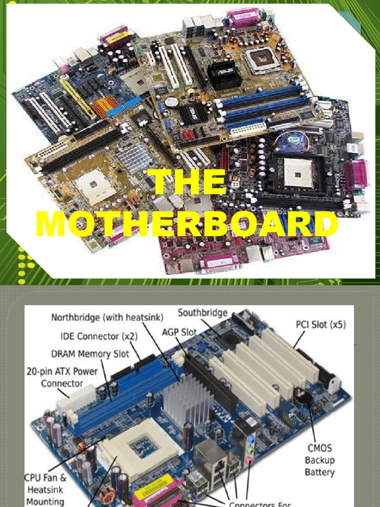 Lesson 5 - Parts of The Motherboard | PDF | Bios | Computer Hardware