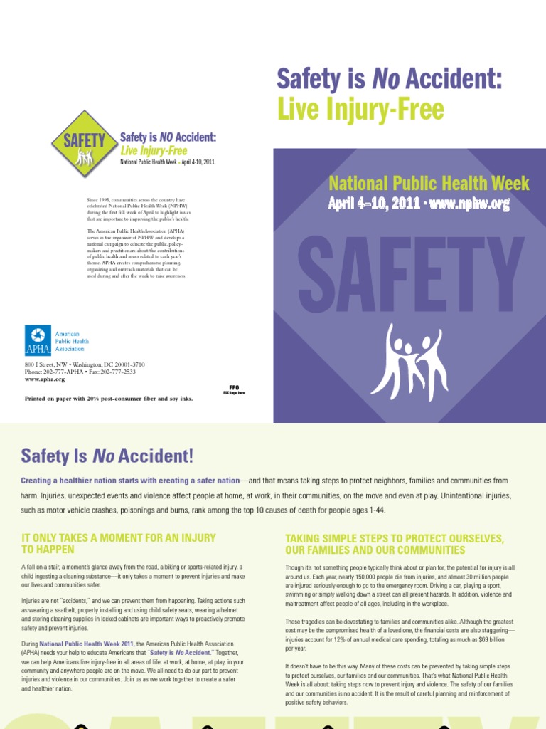 Safety Is No Accident:: Live Injury-Free | PDF | Violence | Traffic ...